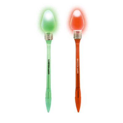 Christmas Light Bulb Pens | Promotional Product Ideas by ImprintItems.com