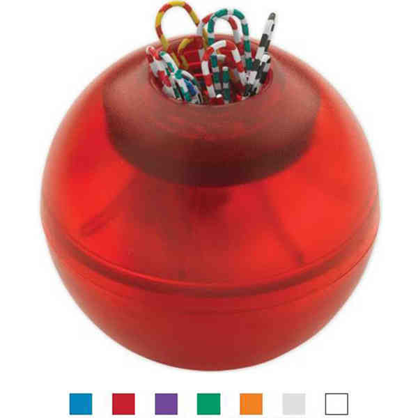 Paper Clip Dispenser Ball | Promotional Product Ideas by ImprintItems.com