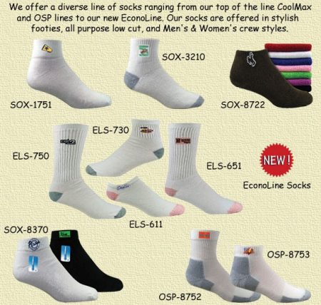 Custom Embroidered Socks | Promotional Product Ideas by ImprintItems.com