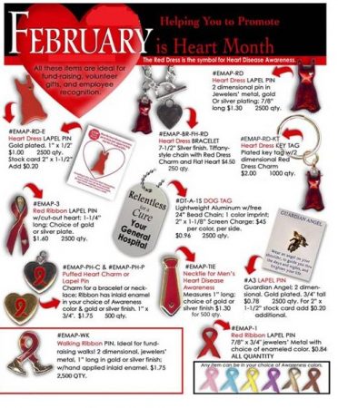 February is Heart Disease Awareness Month | Promotional Product Ideas ...