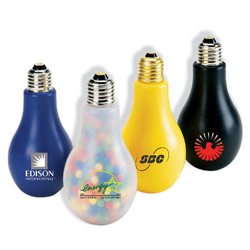 Custom Imprinted Plastic Light Bulb Container Jars | Promotional ...