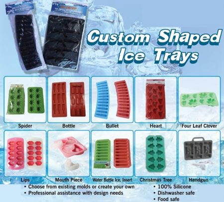 Custom Shaped Ice Cube Trays! | Promotional Product Ideas by ...