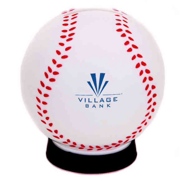 Baseball Shaped Coin Bank | Promotional Product Ideas by ImprintItems.com