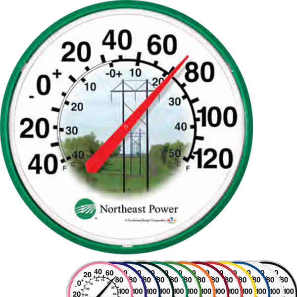 Outdoor Large Dial Thermometer | Promotional Product Ideas by ...