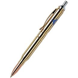 Rifle Bullet Shaped Ballpoint Brass Pen | Promotional Product Ideas by ...