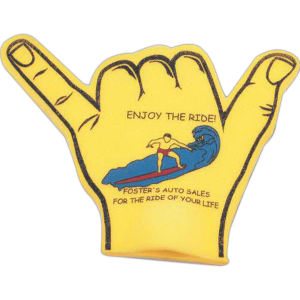Big Foam Hands - Shaka Symbol and Hang Loose Design, Foam Fingers ...