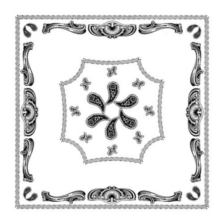Bandana Stock Artwork - Huge Assortment of Designs, Borders, and ...