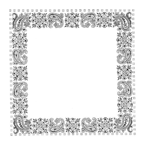 Bandana Stock Artwork - Huge Assortment of Designs, Borders, and ...