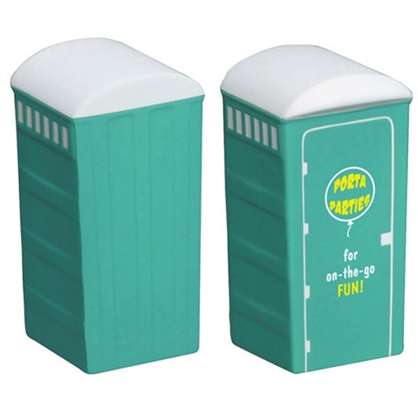 Portable Restroom / Porta Potty Shaped Stress Reliever | Promotional ...