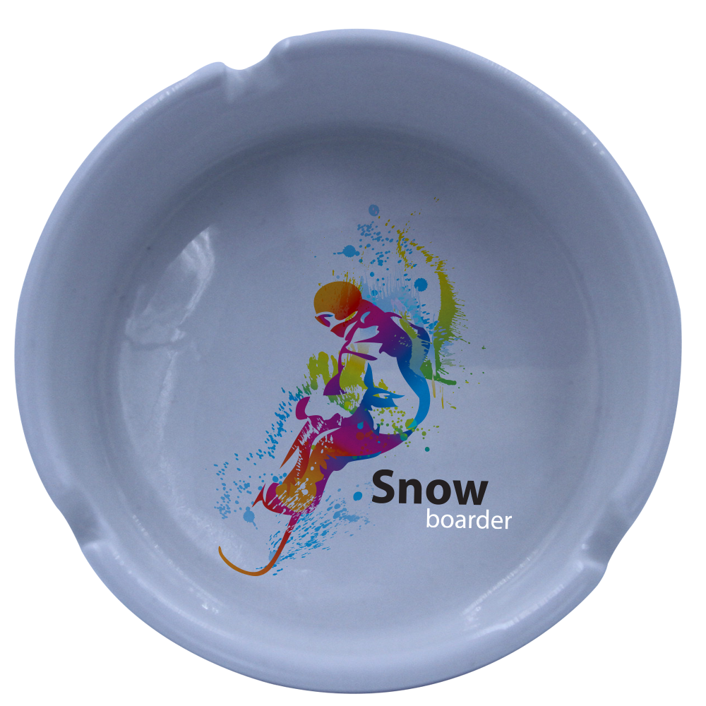 Ceramic Ashtray with Full Color Imprint | Promotional Product Ideas by ...