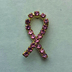 Pink Rhinestone Breast Cancer Awareness / Support Lapel Pin - Item # ...