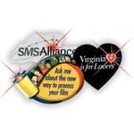 Custom Shaped Styrene Blinking Buttons - Item #SBB - ImprintItems.com ...