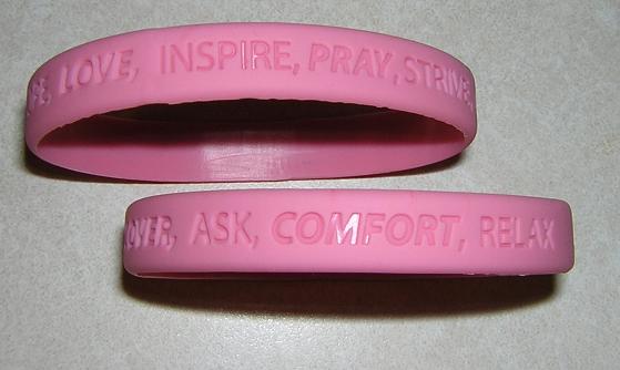 Pink Awareness Bracelets - ImprintItems.com Custom Printed Promotional ...