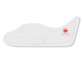 Jet / Airplane / Plane - Die Cut Post-it Note Pads - ImprintItems.com ...
