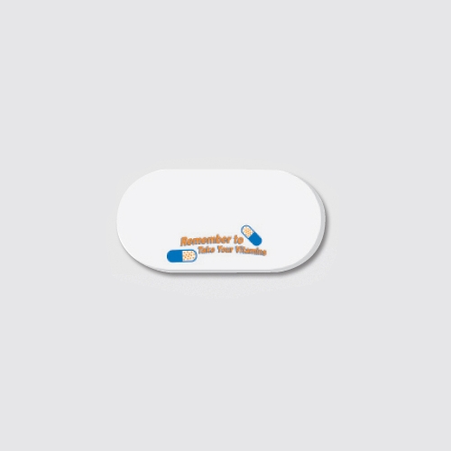 Pill / Capsule - Die Cut Post-it Note Pads - ImprintItems.com Custom ...