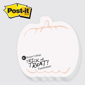 Pumpkin / Jack O Lantern - Die Cut Post-it Note Pads - ImprintItems.com ...