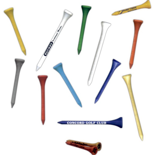 Imprinted Golf Tees - ImprintItems.com Custom Printed Promotional Products