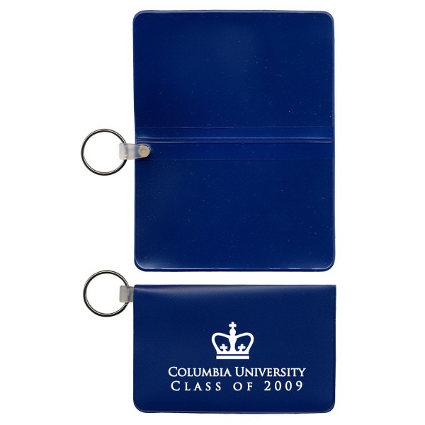Foldover Card Case with Key Ring and 2 Clear Pockets - Item #800-1NKR ...