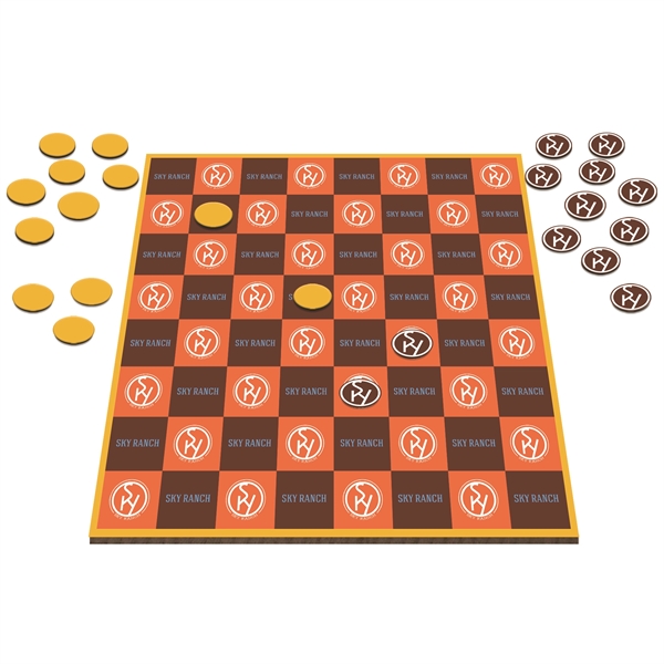 Table Top Checkers Game - 12" - Item #CHK12 - ImprintItems.com Custom ...