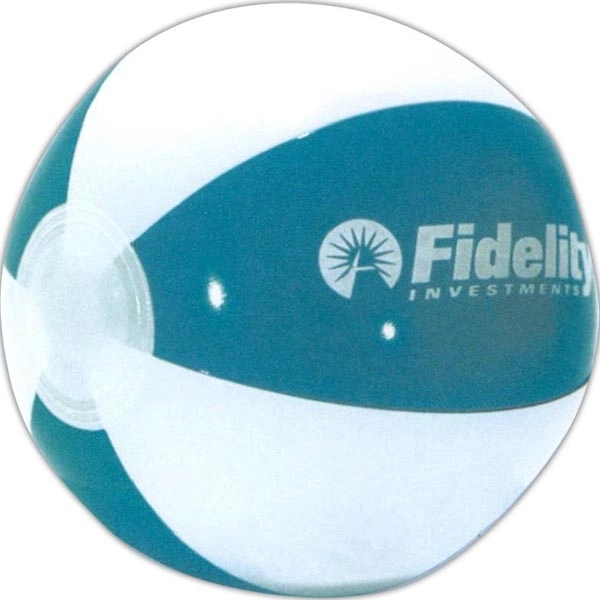 36" Two Color Beach Balls - ImprintItems.com Custom Printed Promotional ...