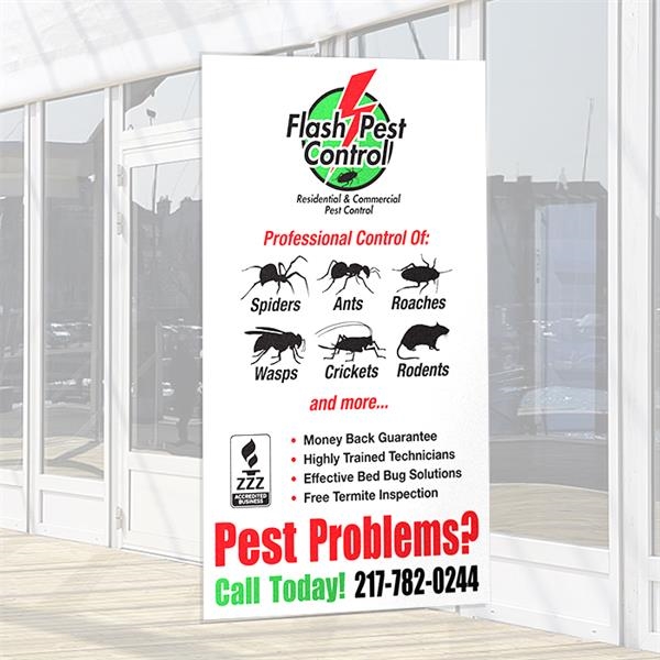 12" x 20" .040 Polystyrene Full Color - Item #1719-1D-1220 ...