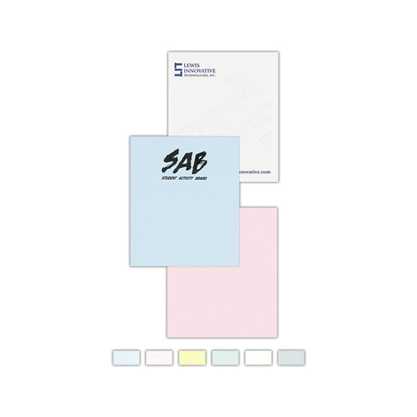 Stick2It (TM) - 2 3/4" x 3 1/4" - Self adhering memo pad with 50 sheets ...