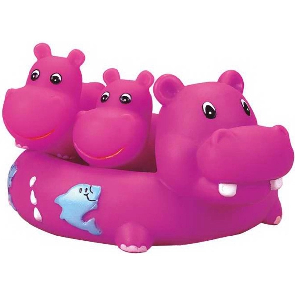 Rubber Hippo Family - Item #IS-0575 - ImprintItems.com Custom Printed ...